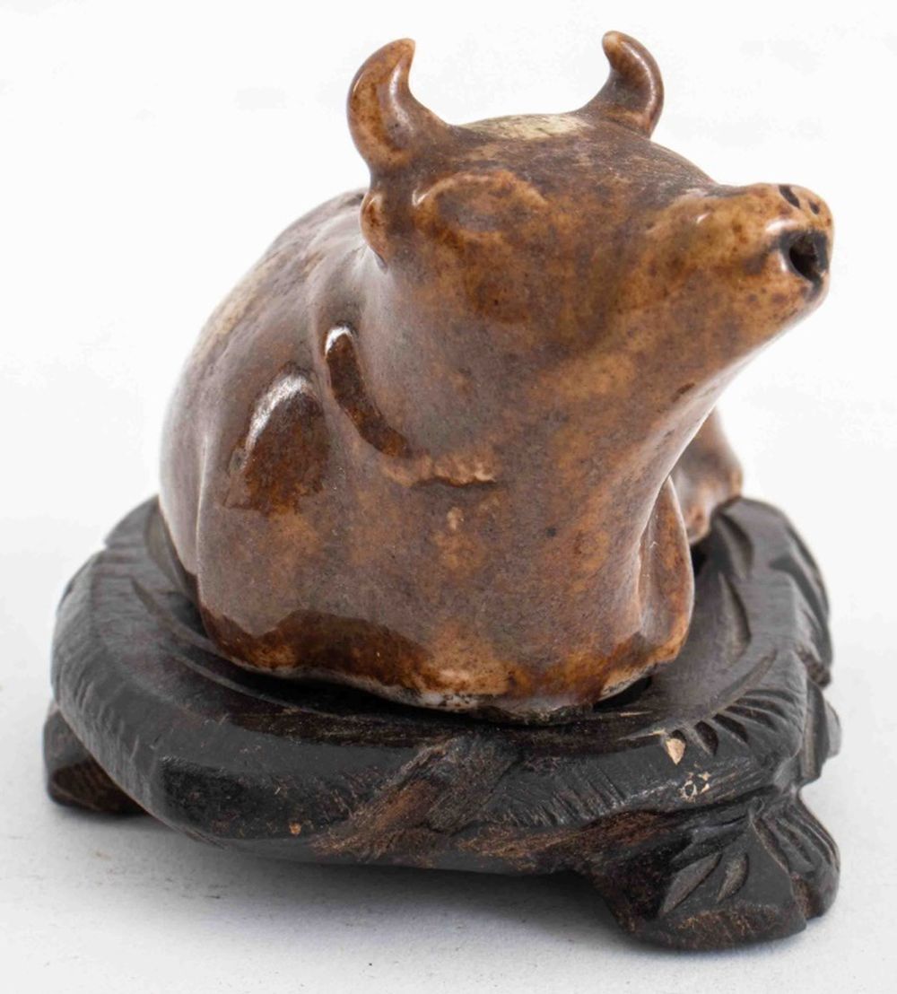 Chinese Ceramic Ox Form Water Dropper on Stand – Showplace
