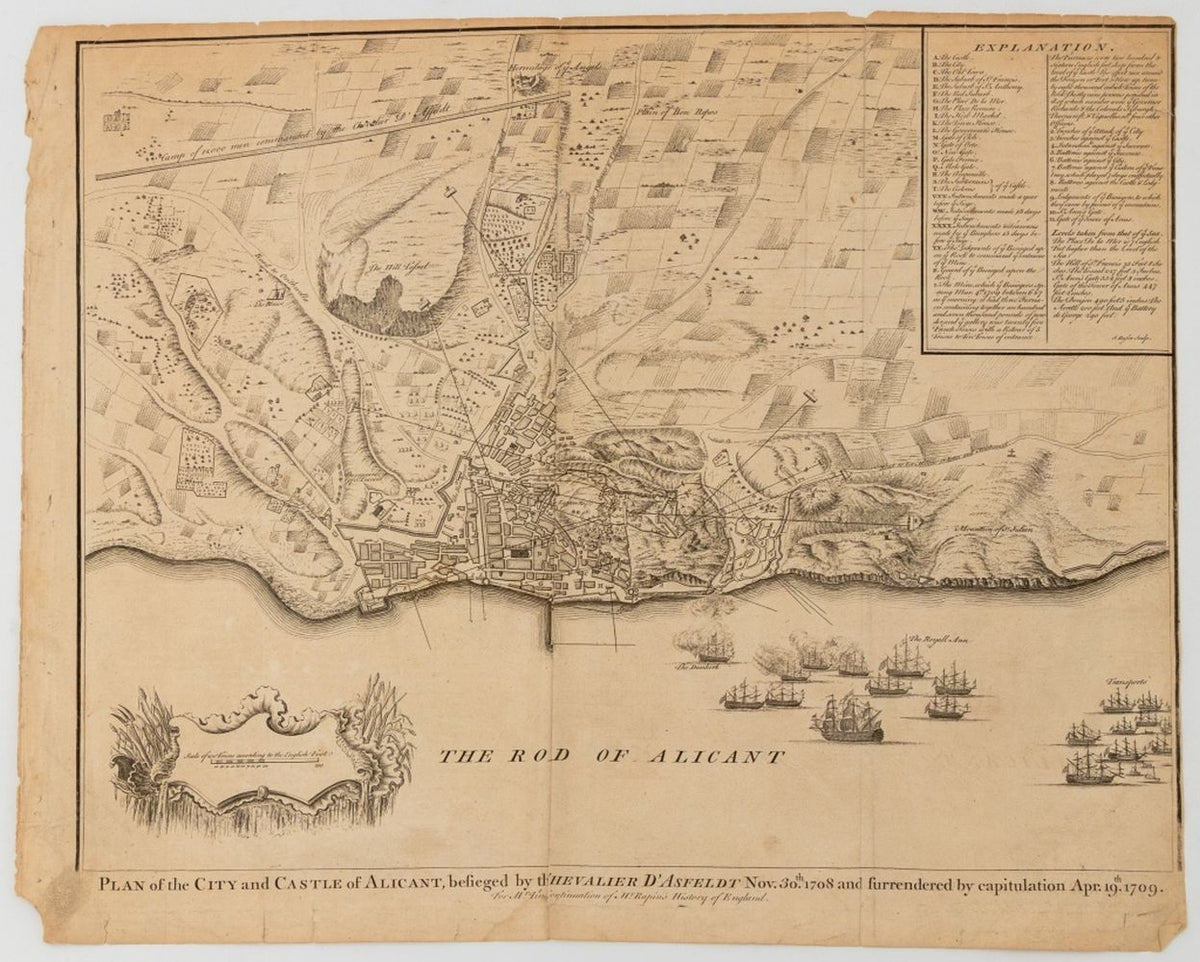 James Basire Battle Map Engravings, 5 – Showplace