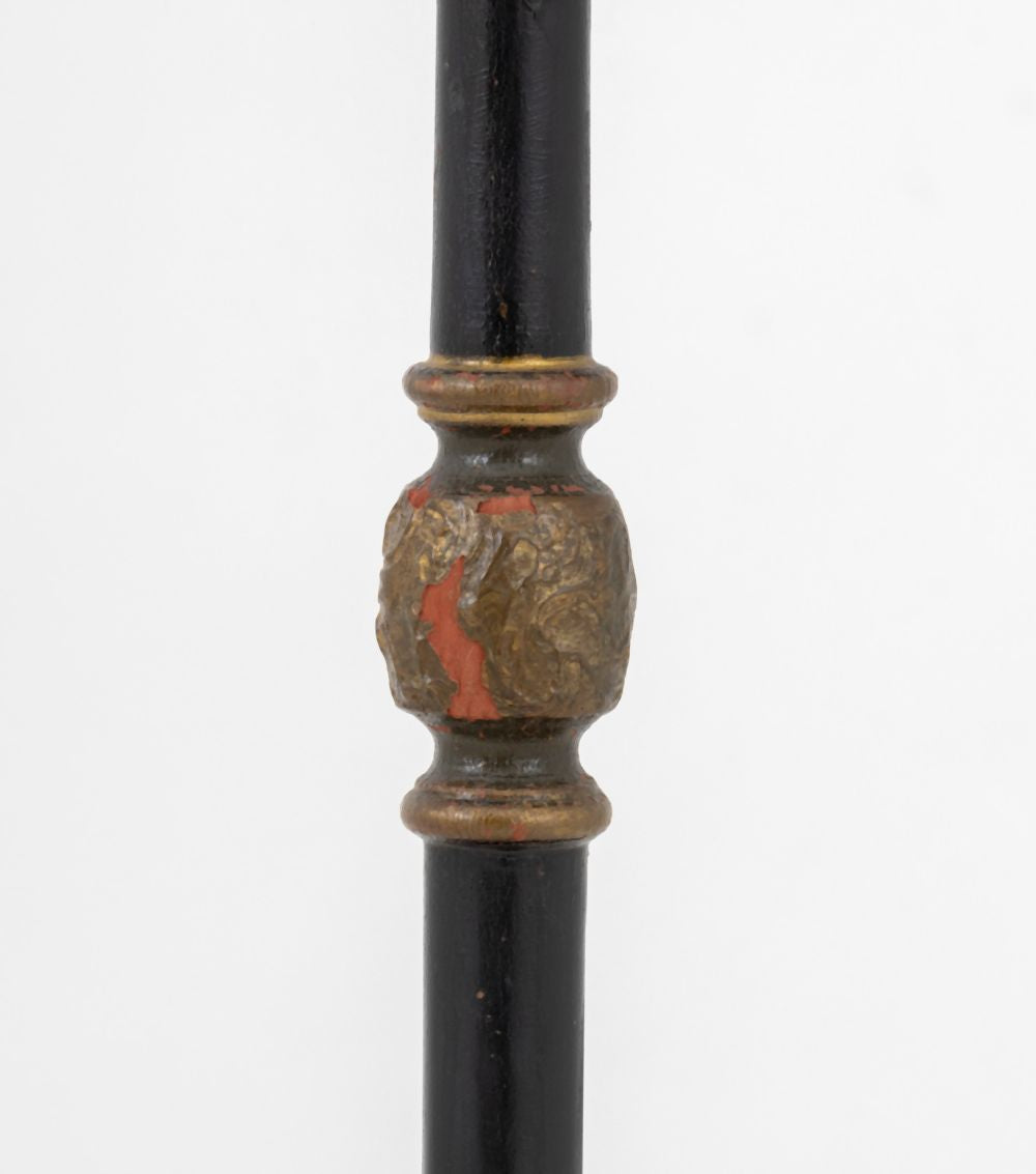Neoclassical Style Ebonized & Giltwood Floor Lamp – Showplace